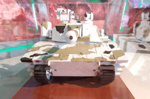 L&T's Light Tank Model, Futuristic Systems Displayed